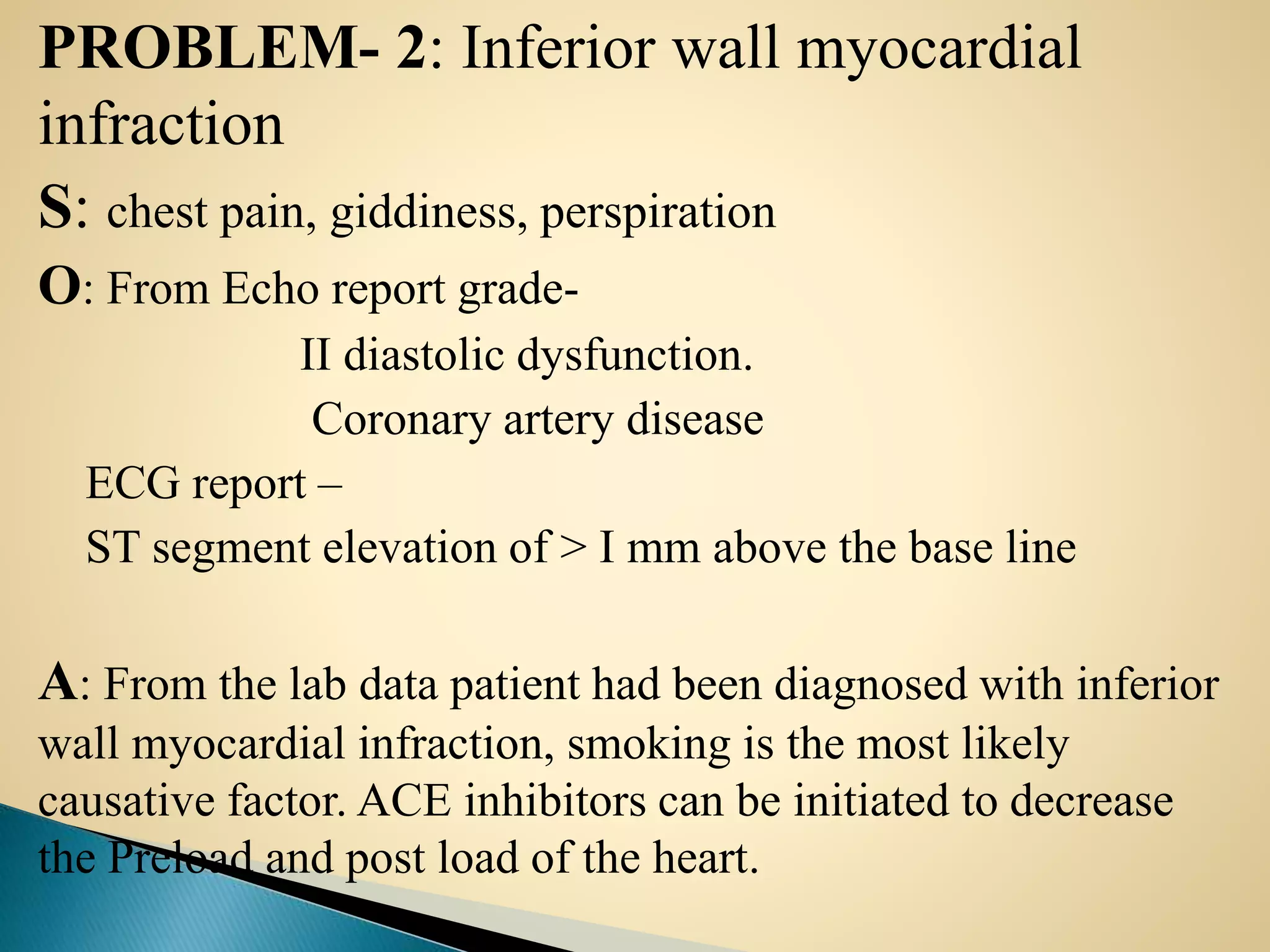 Inferior myocardial infarction | PPTX