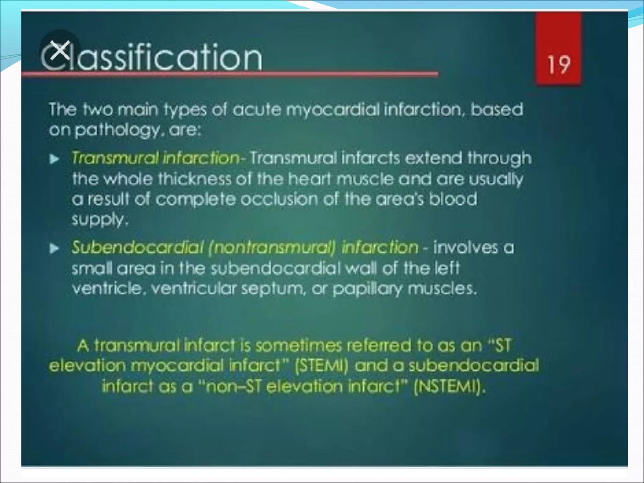 Myocardial infarction | PPT | Heart and Cardiovascular Diseases ...