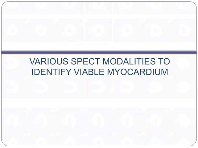 Myocardial viability | PPT