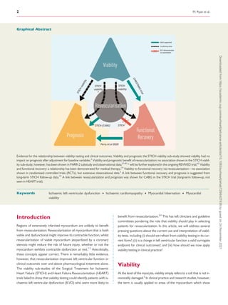 Myocardial viability testing all STICHed up, or about to be REVIVED | PDF