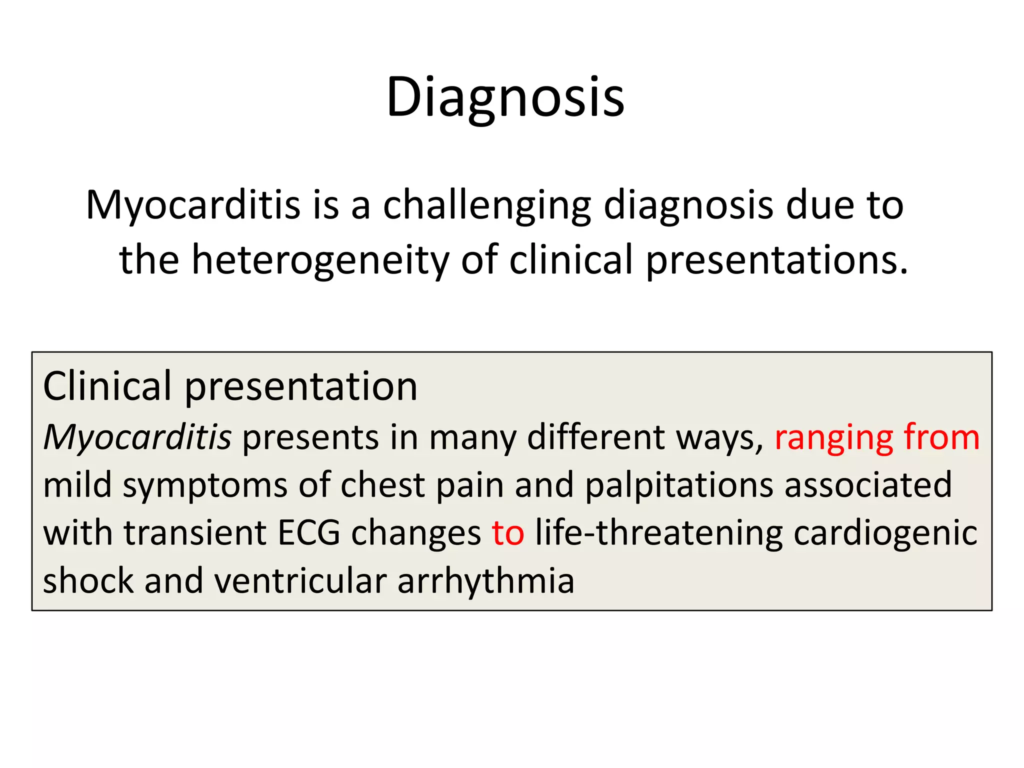 Myocarditis | PPTX