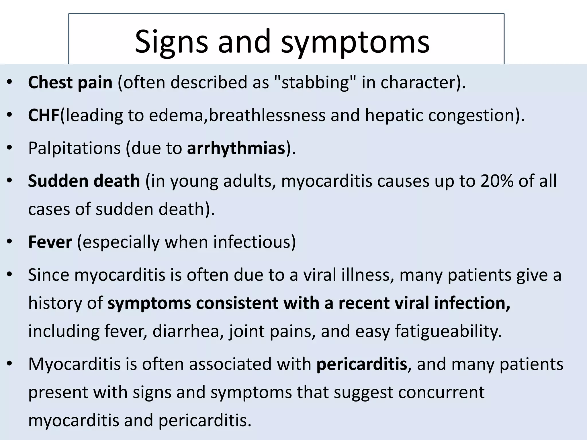 Myocarditis | PPTX