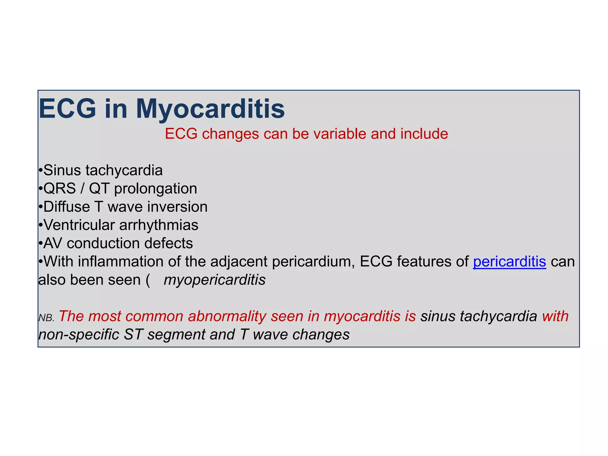 Myocarditis | PPTX
