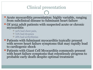 Myocarditis | PPT