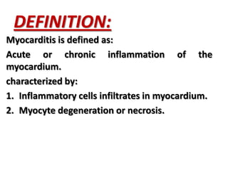 Myocarditis | PPT