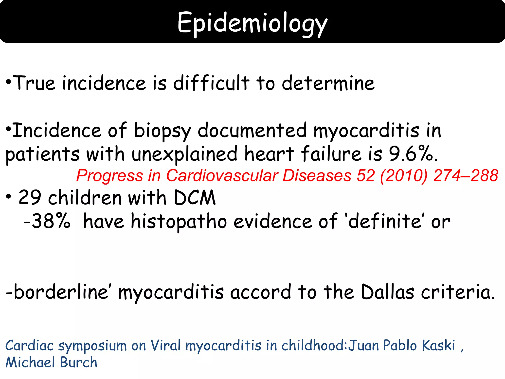 Myocarditis in children | PPT