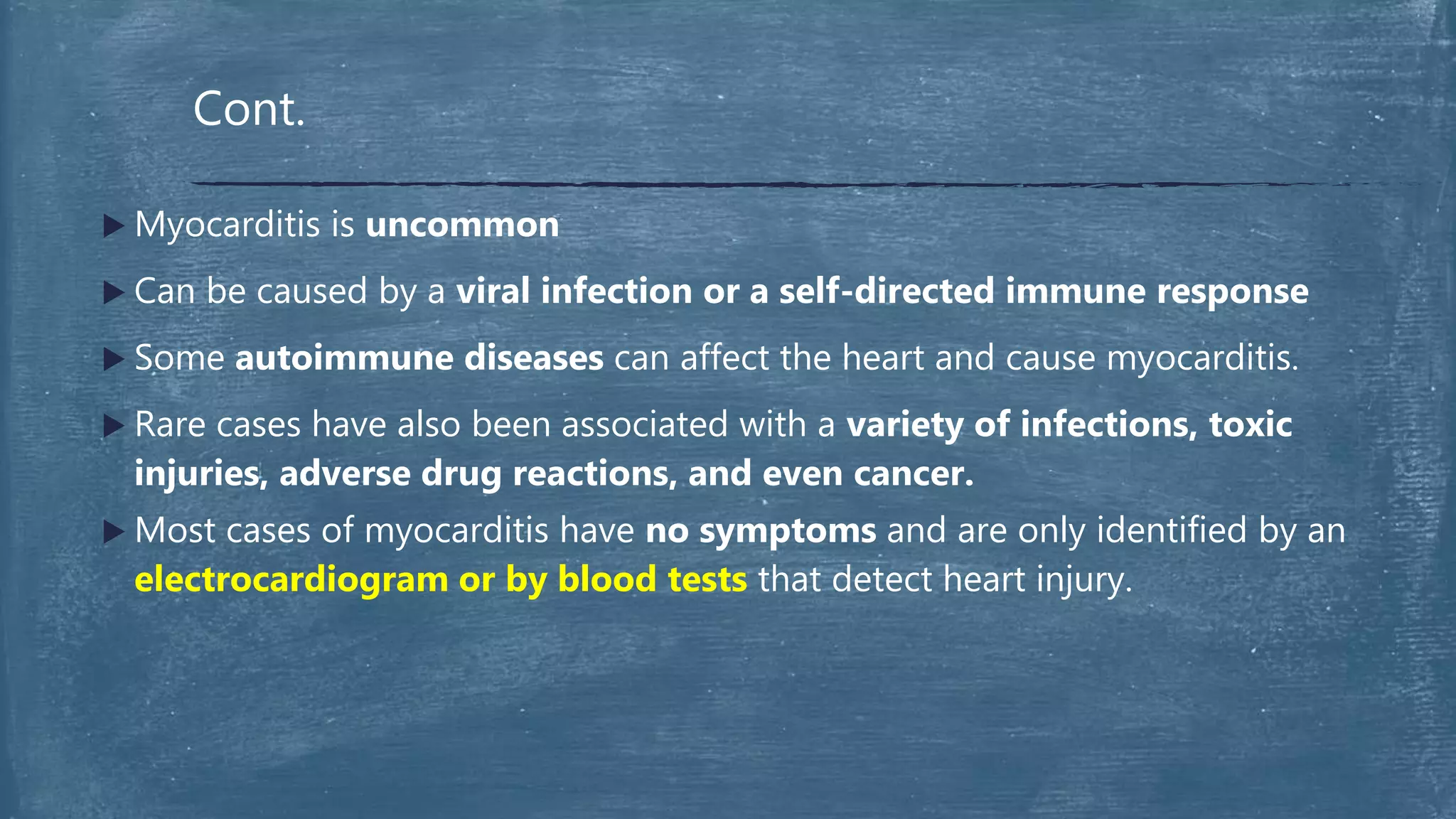 Myocarditis | PPTX