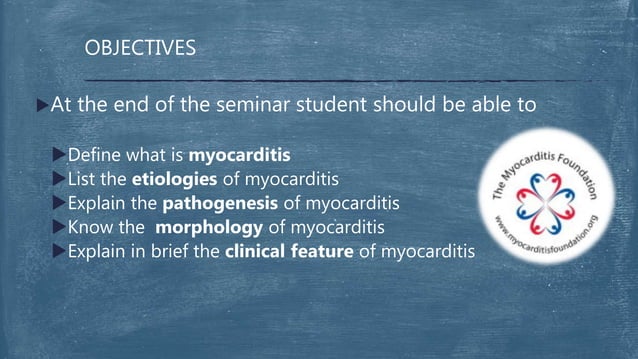 Myocarditis | PPTX | Heart and Cardiovascular Diseases | Diseases and ...