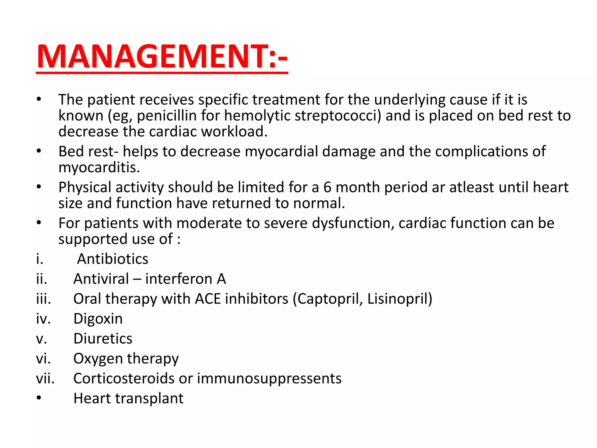 Myocarditis | PPTX