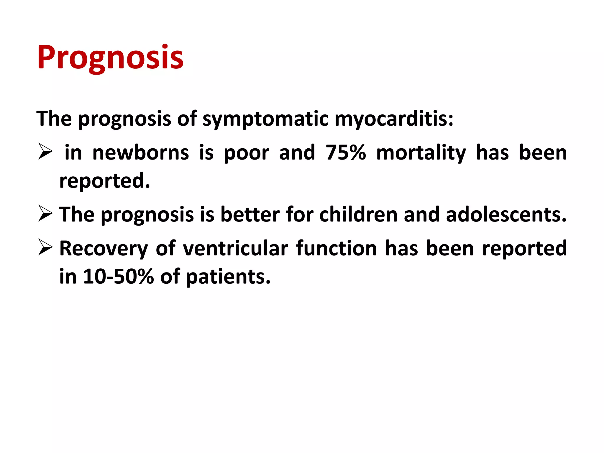 Myocarditis in children | PPTX