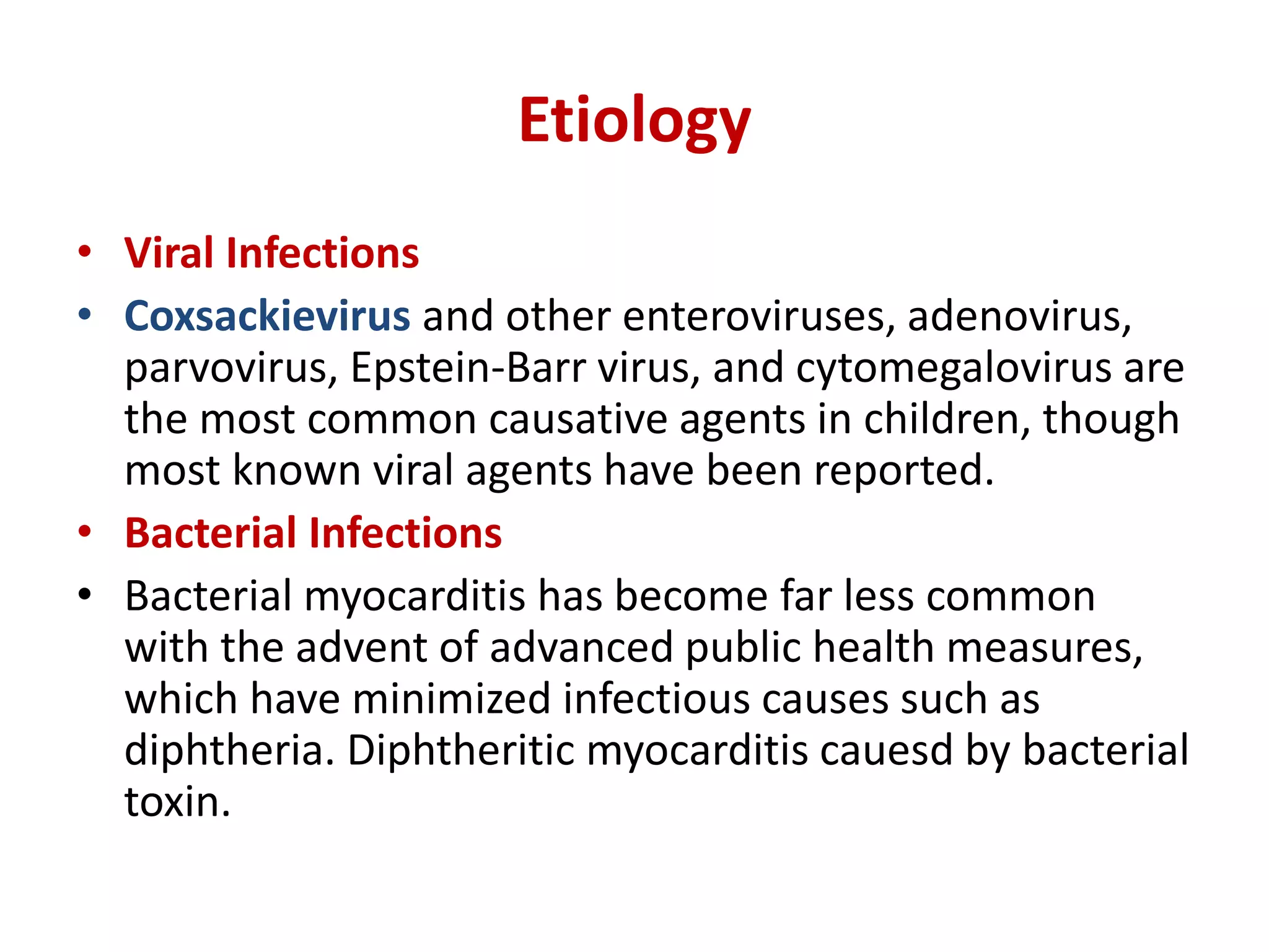 Myocarditis in children | PPTX