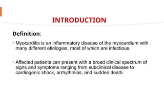 Acute Myocarditis and Management in children.pptx