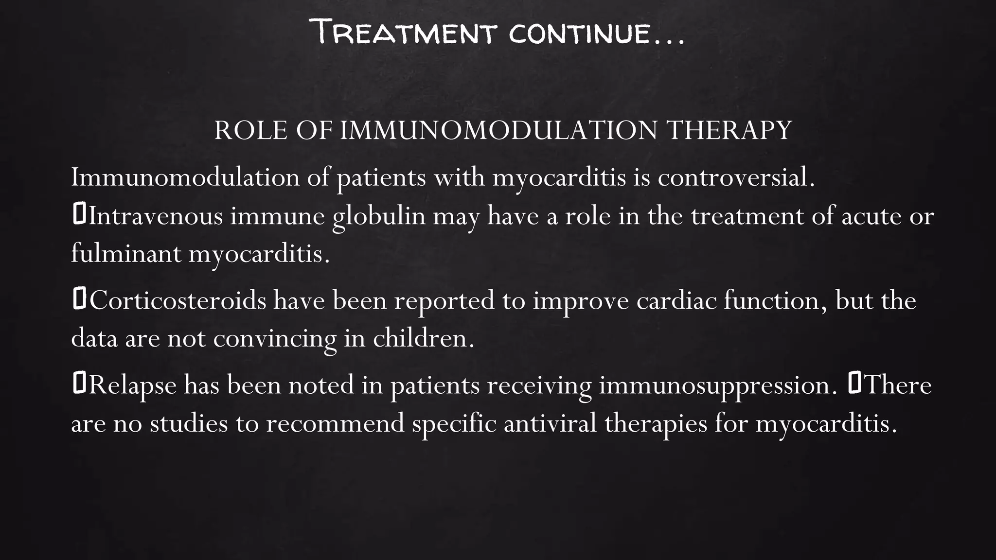 Myocarditis pediatrics ppt | PPTX