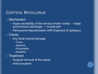Myoclonus | PPTX