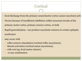 Myoclonus | PPTX