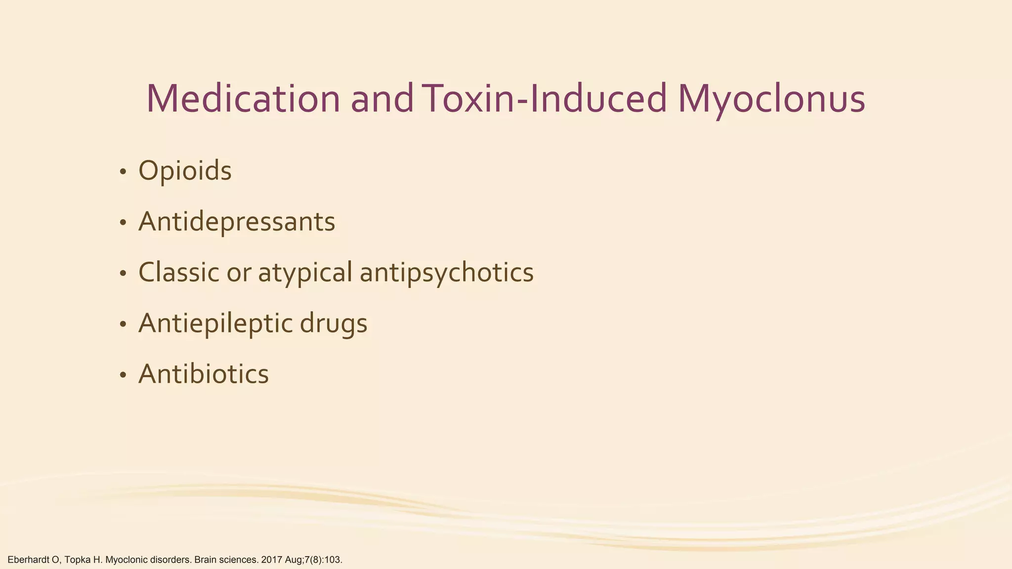 Myoclonus | PPTX
