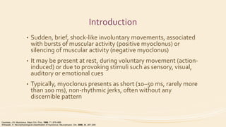 Myoclonus | PPTX