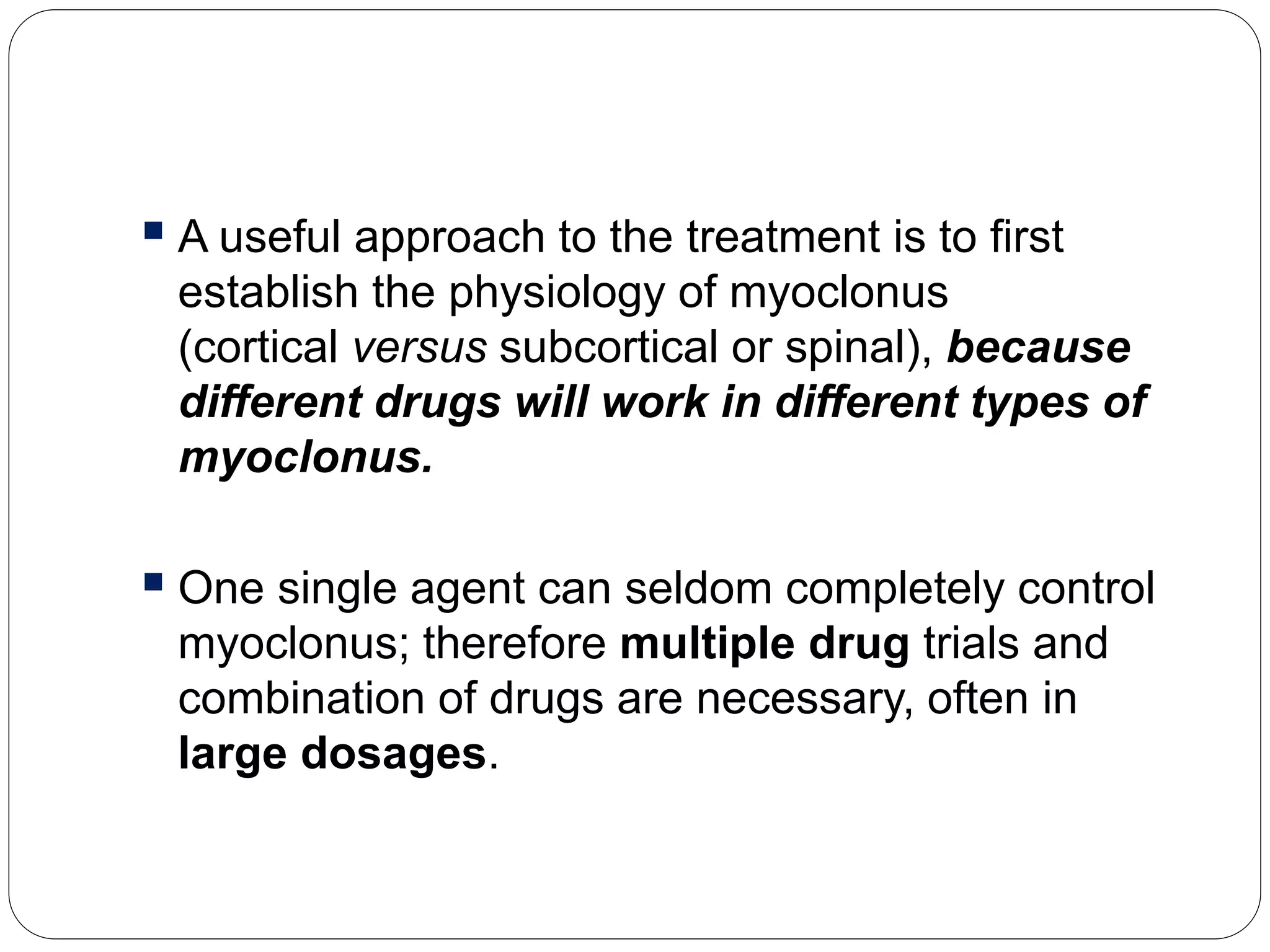 Myoclonus seizure | PPTX