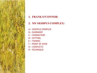 My Oedipus Complex | PPTX