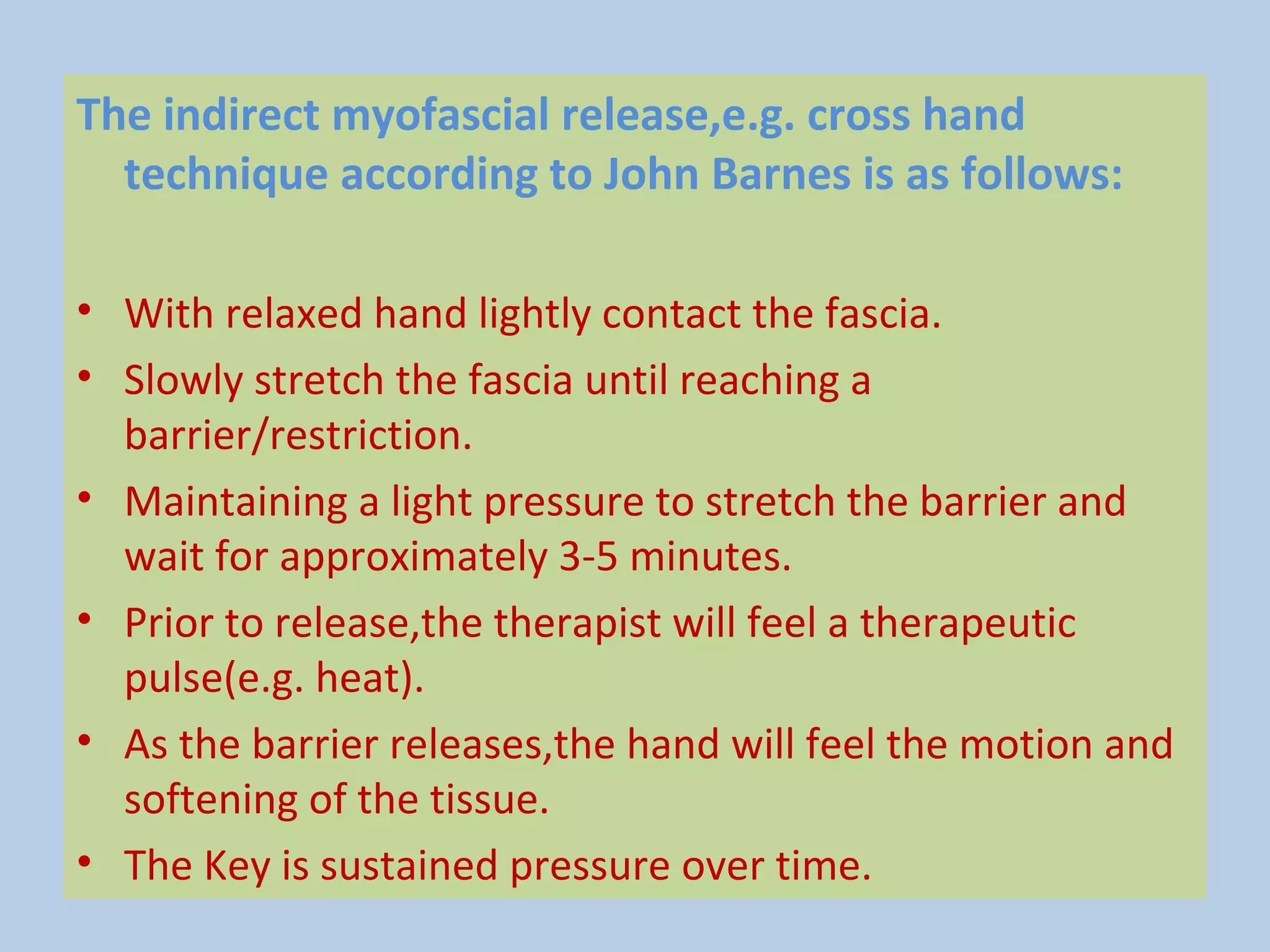 Myofacial Release Therapy(MFR). | PPT