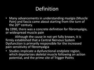 Myofascial pain and dysfunction | PPTX
