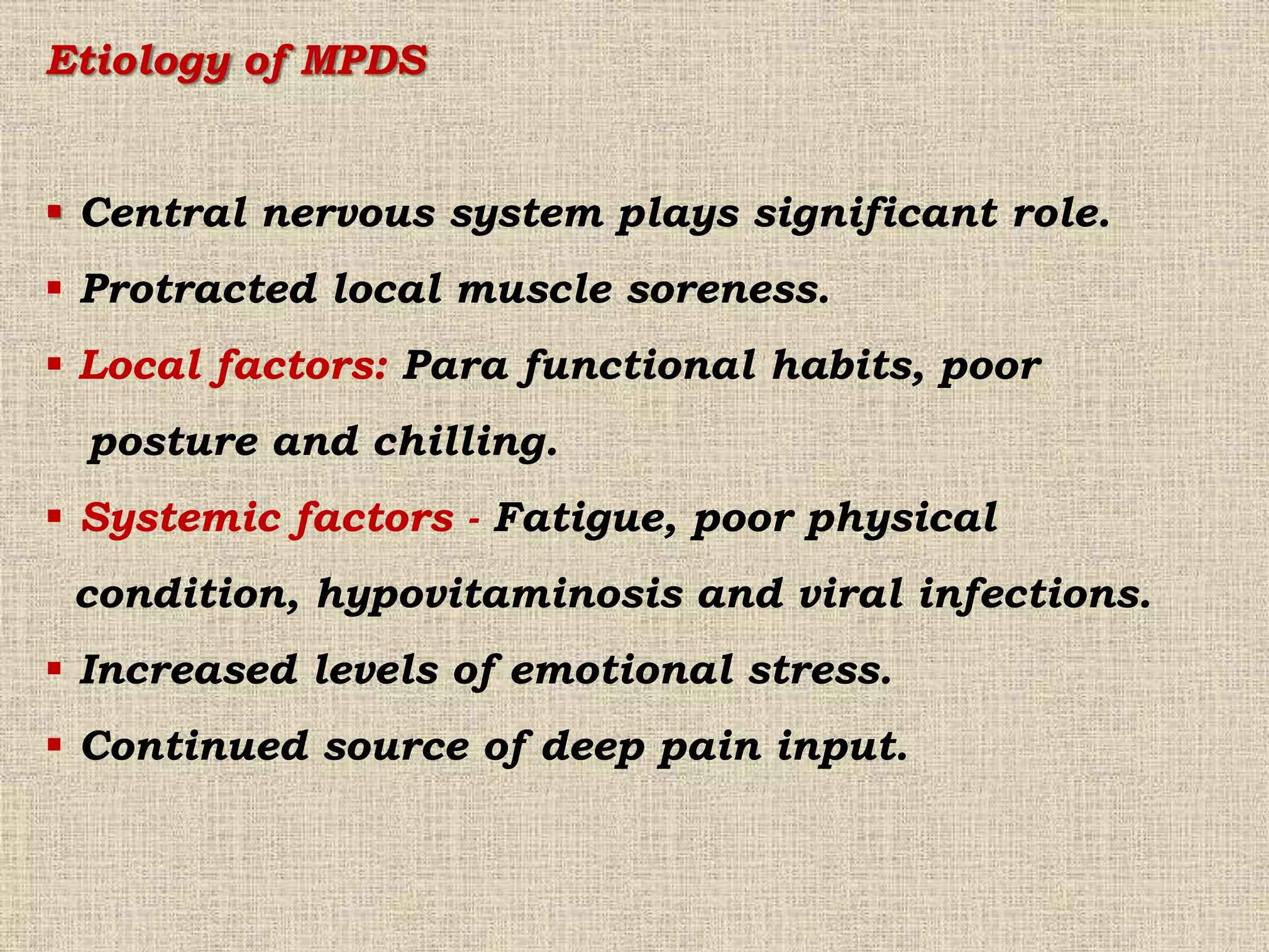 Myofascial Pain Dysfunction Syndrome.ppt