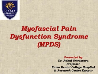 Myofascial Pain Dysfunction Syndrome.ppt