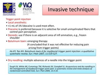 Myofascial pain syndrome | PPTX