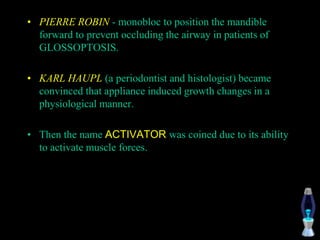 Myofunctional appliances | PPTX