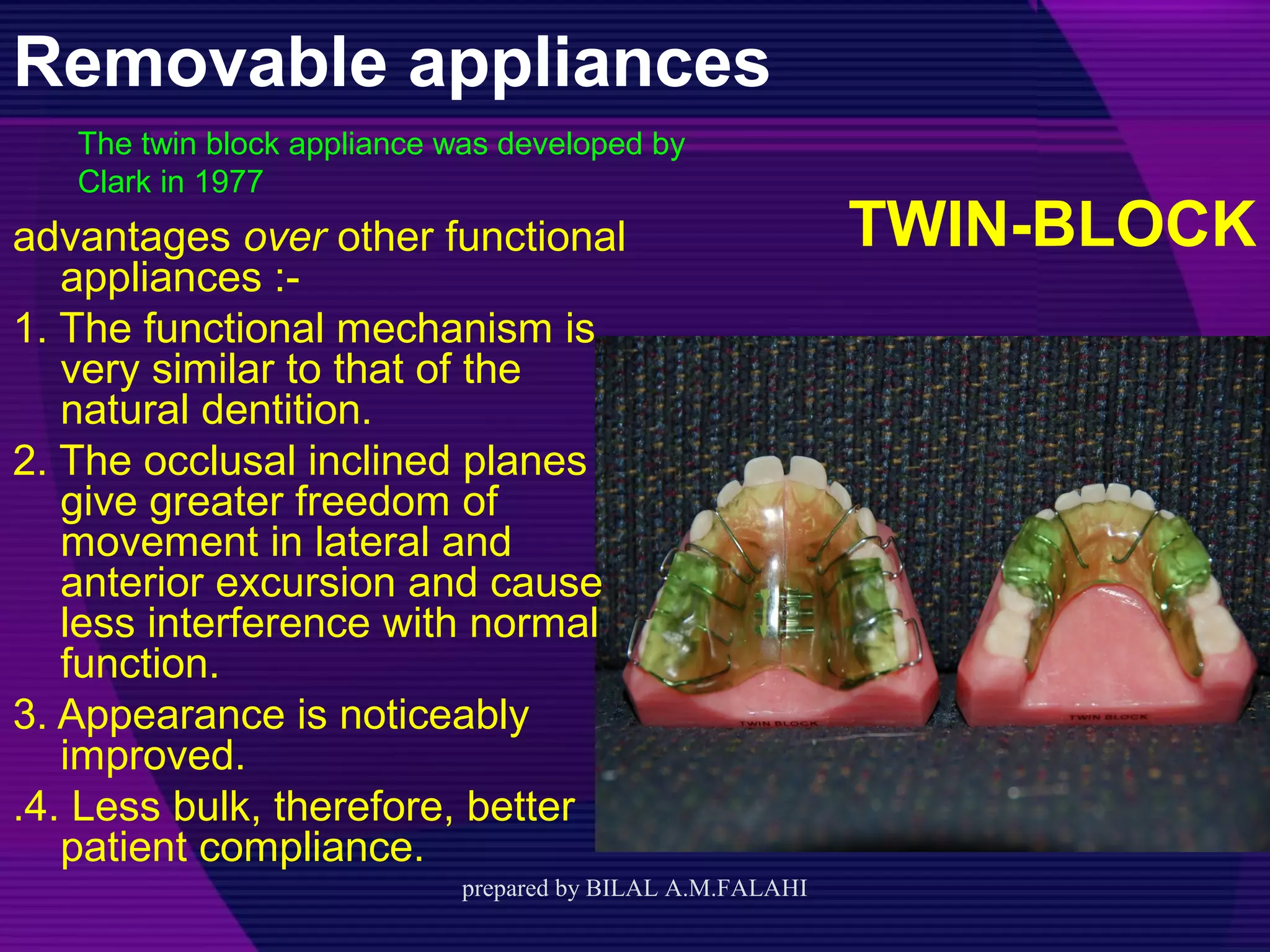 Myofunctional appliances in orthodontic | PPT