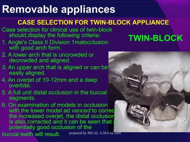 Myofunctional appliances in orthodontic | PPT