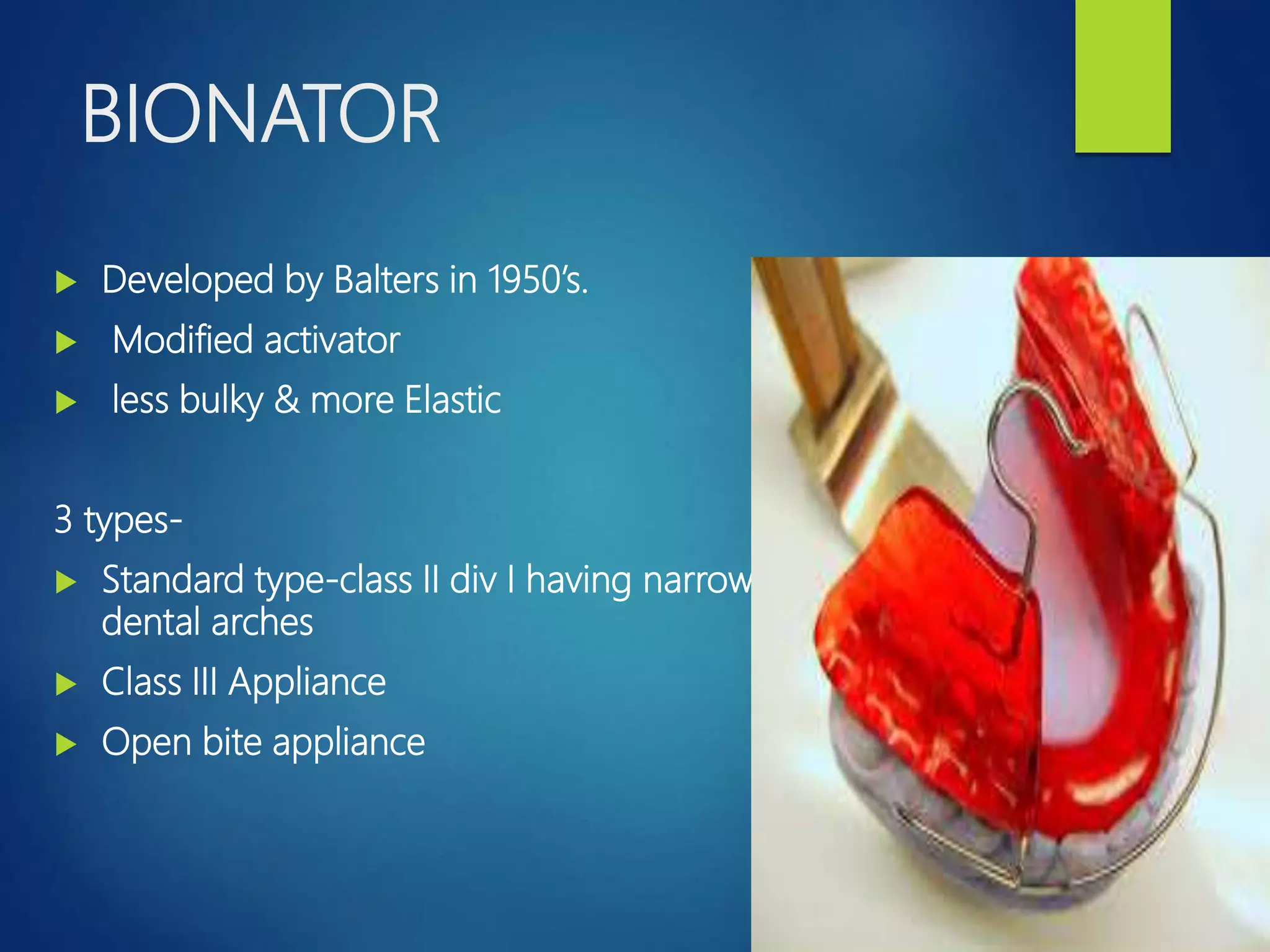 Myofunctional appliances | PPTX