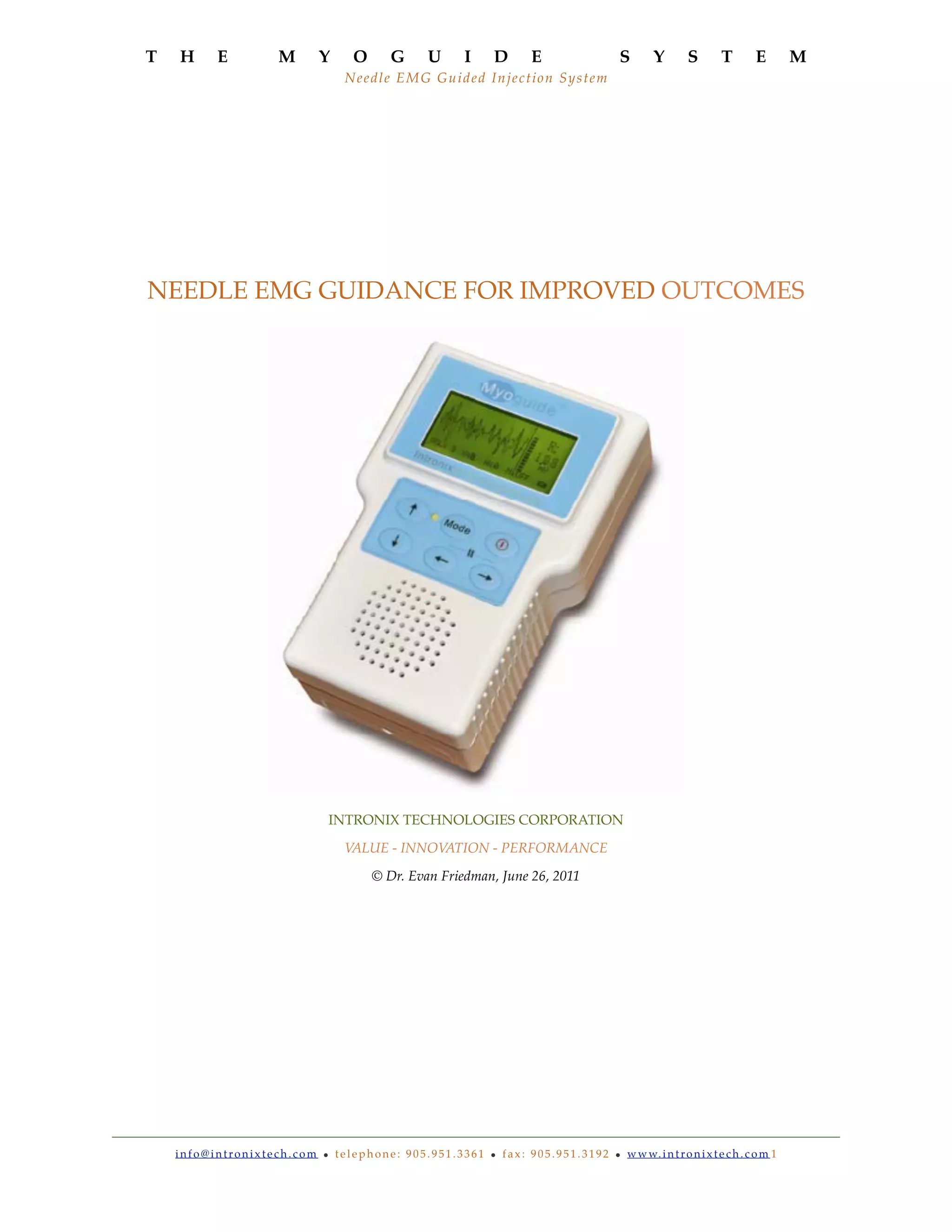 Myoguide guidance-white-paper-v17 | PDF