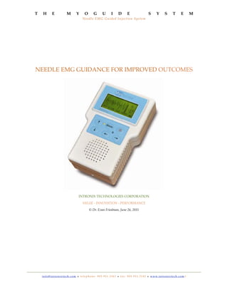 Myoguide guidance-white-paper-v17 | PDF