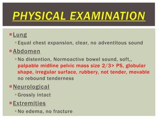Myoma uteri presentation | PPTX