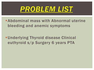 Myoma uteri presentation | PPTX