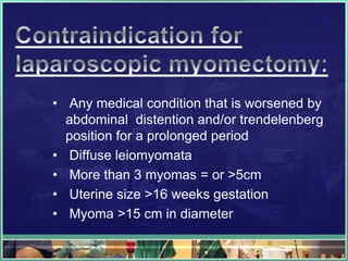 Myomectomy laparoscopic-vs-laparotomy 2 | PPT