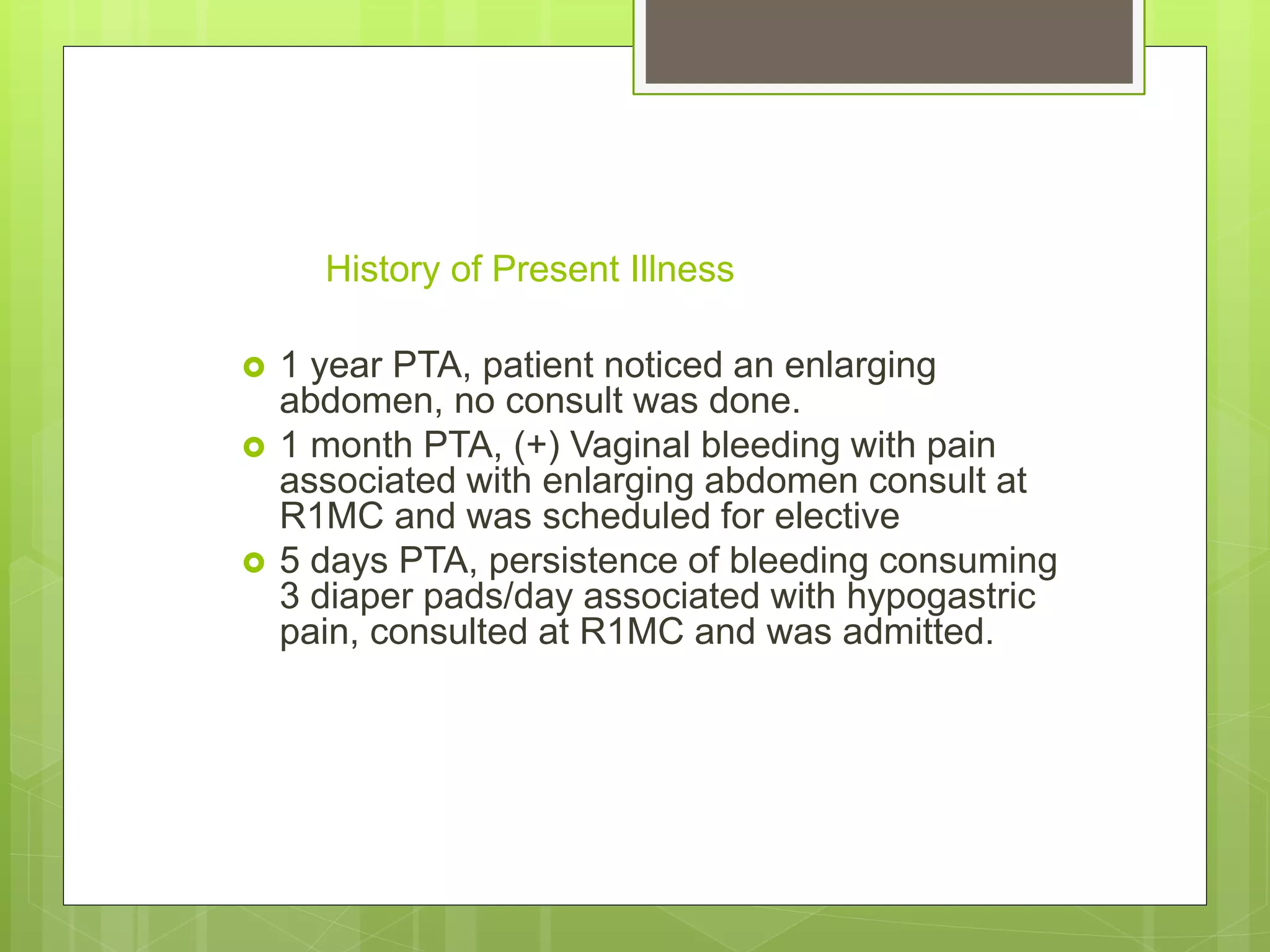 Myomectomy,adenomyosis , pelvic endometriosis case presentation | PPTX ...
