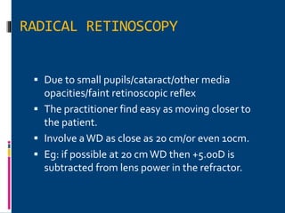 Retinoscopy | PPTX