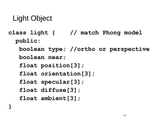 Graphical Objects and Scene Graphs | PPT