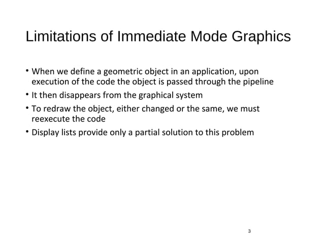 Graphical Objects and Scene Graphs | PPT