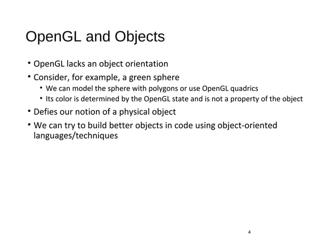 Graphical Objects and Scene Graphs | PPT