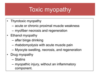 Myopathies | PPT