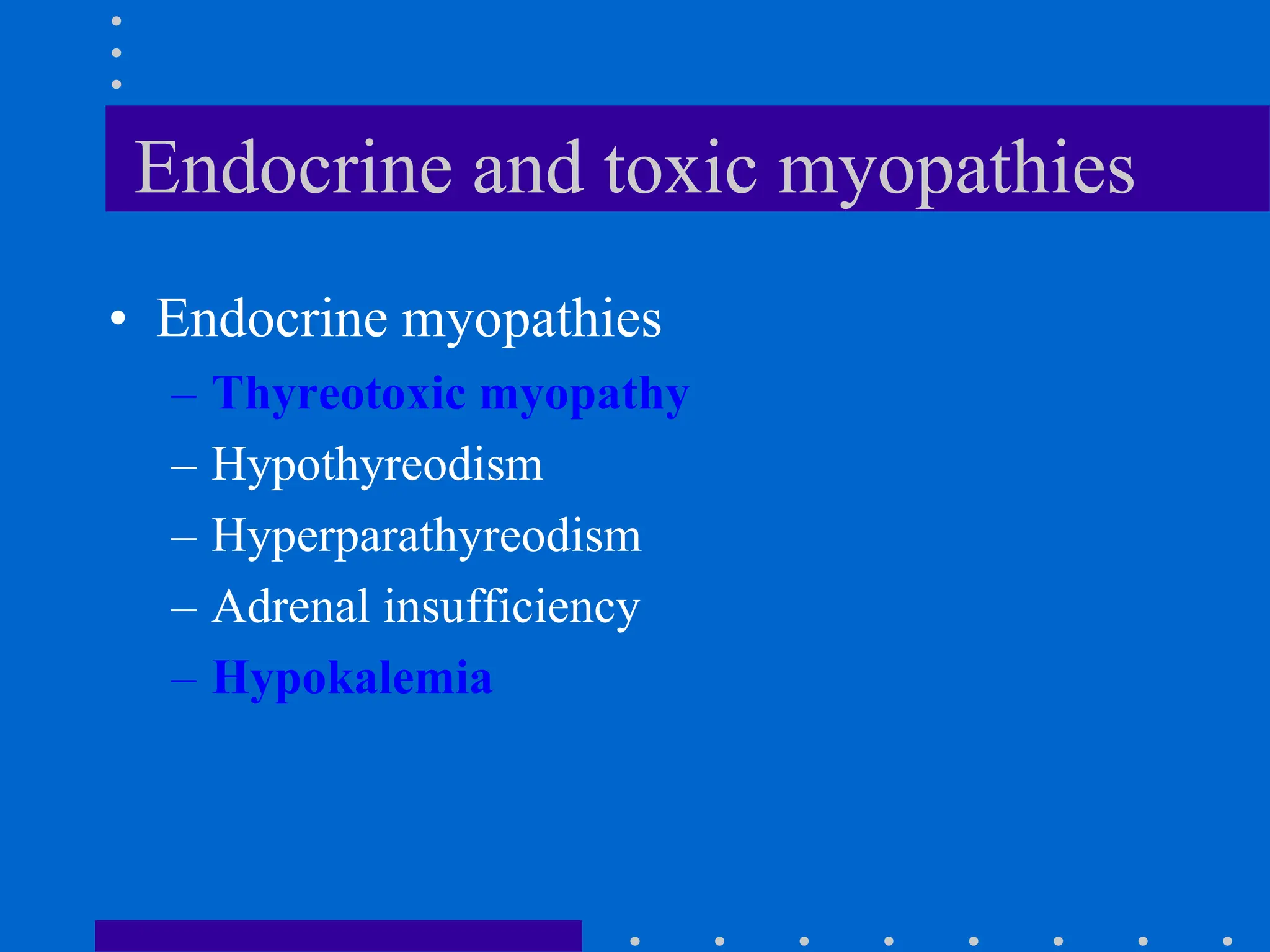 myopathies...........................ppt