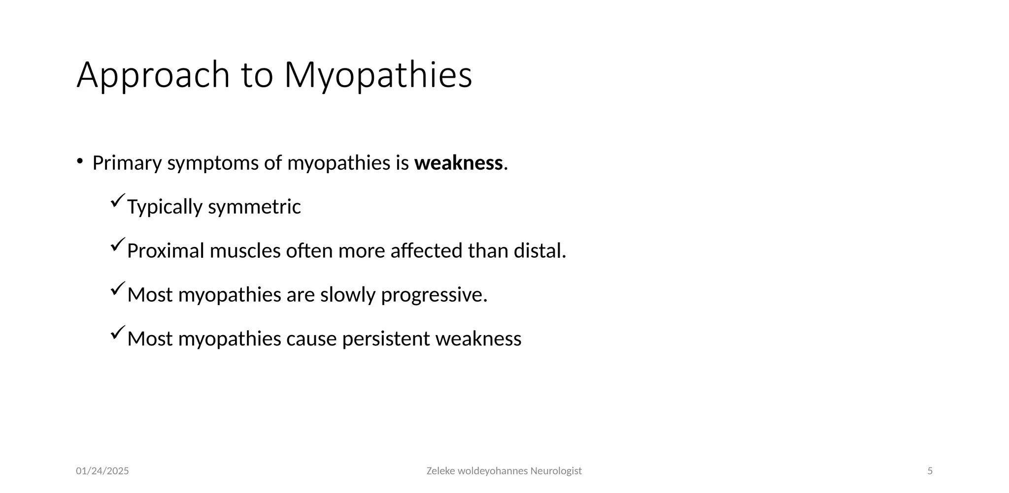 Myopathies for Clinical I students.pptptx | PPTX