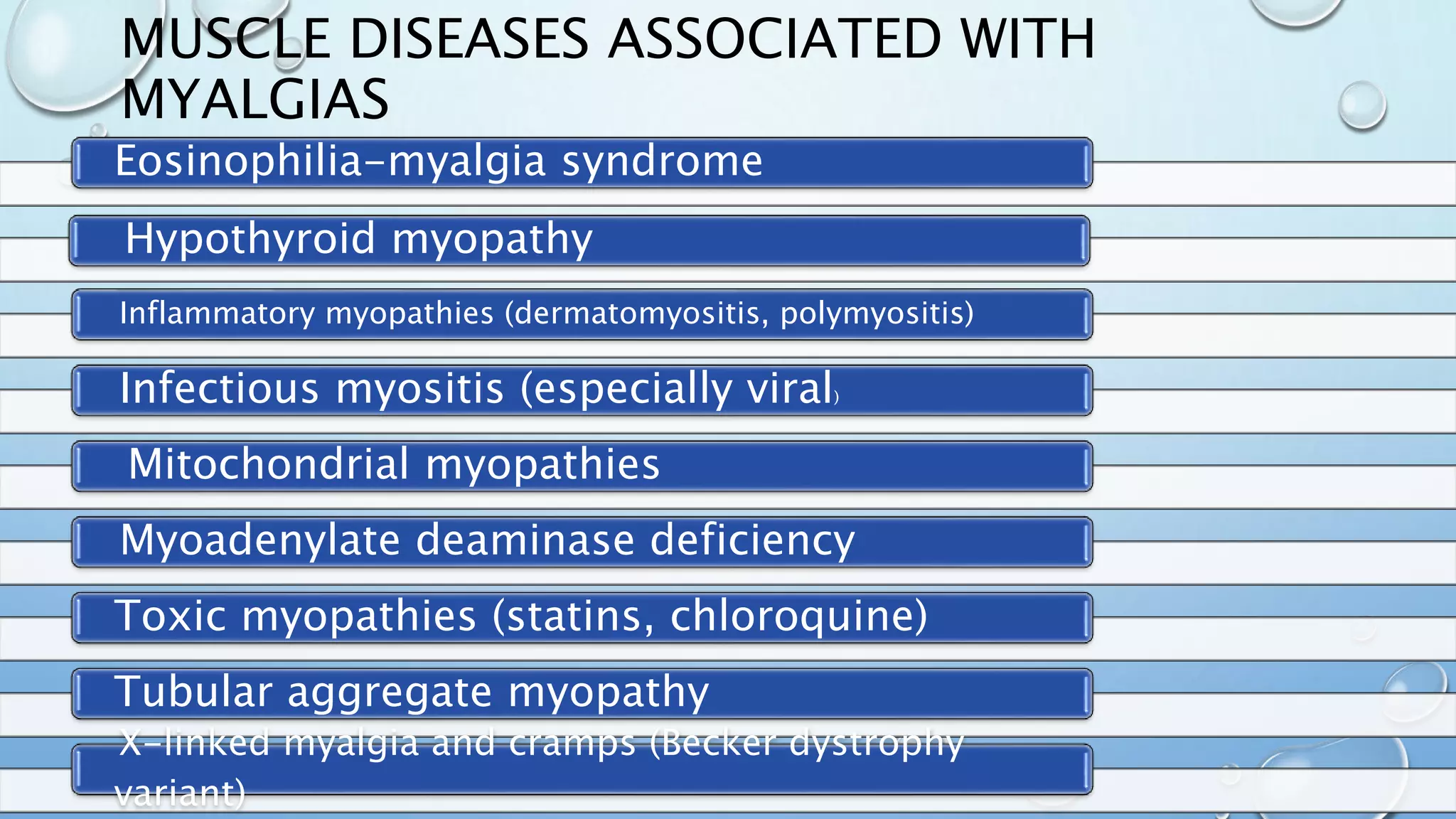Myopathy | PPTX