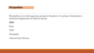 Myopathy disorders include hereditary and aquierd.pptx