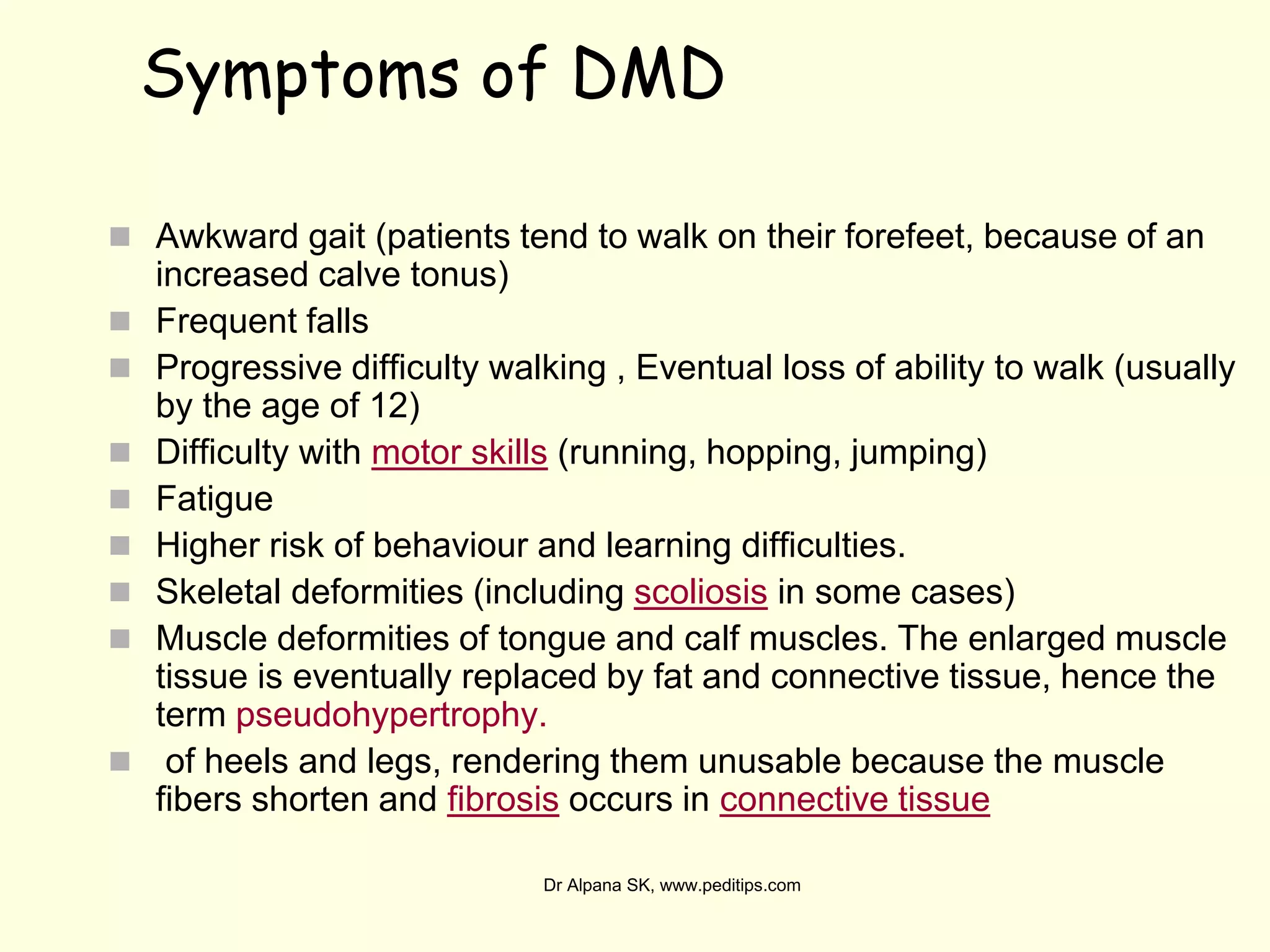 Muscular Dystrophies in Childhood | PPTX