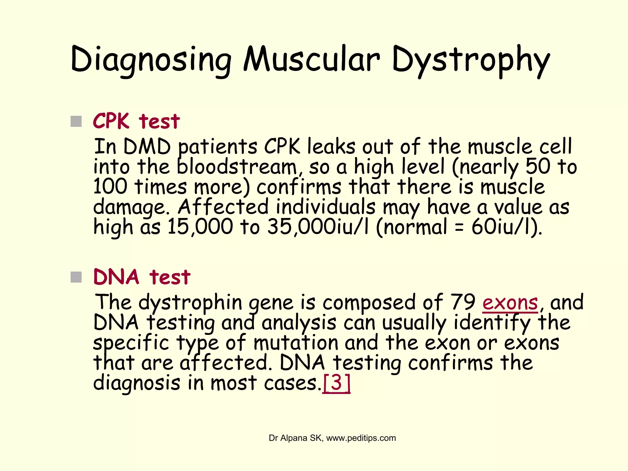 Muscular Dystrophies in Childhood | PPTX