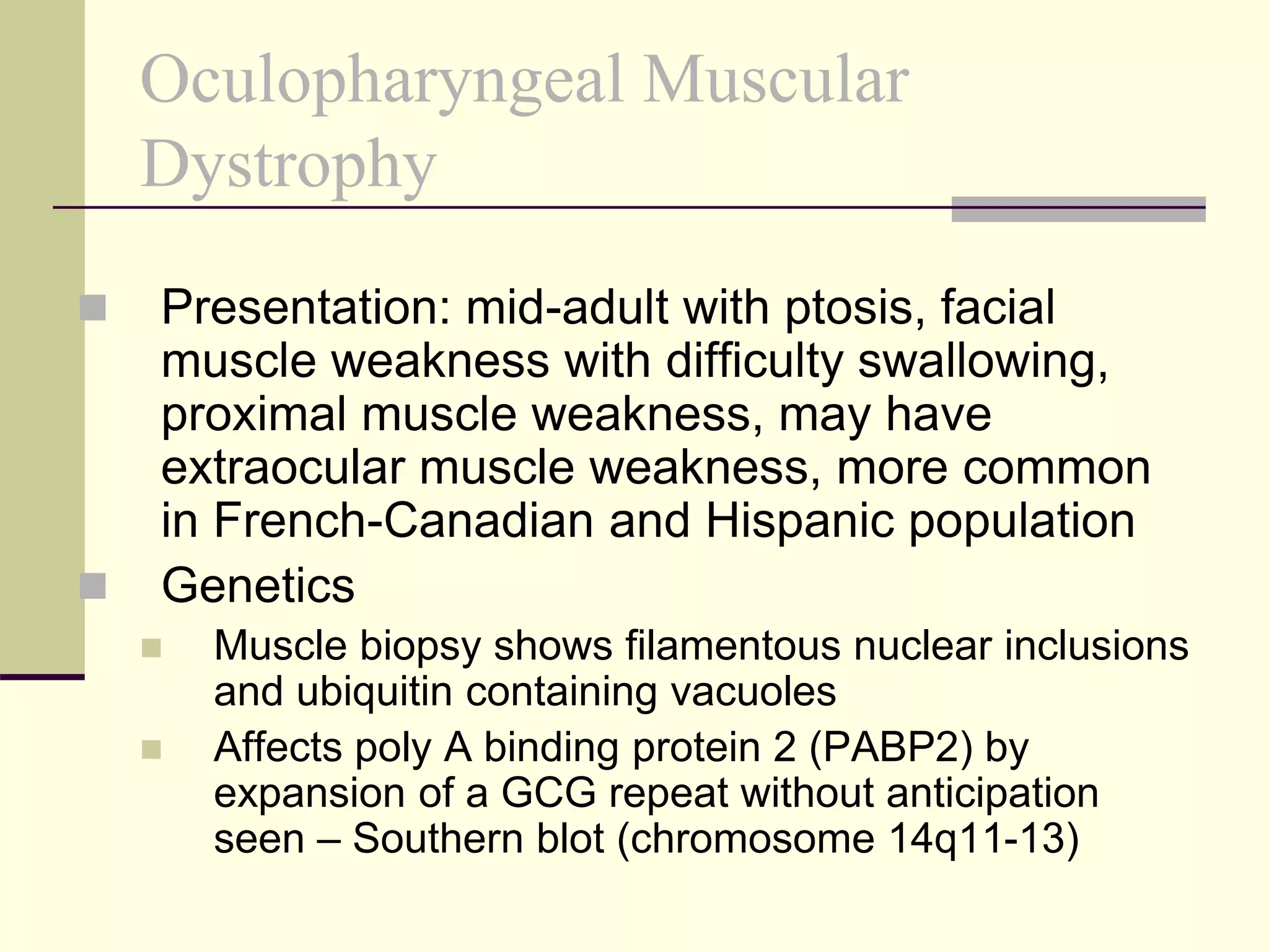 Muscular Dystrophies in Childhood | PPTX
